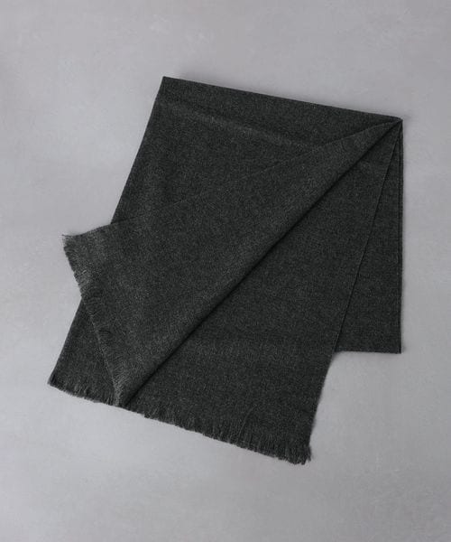 Solid cashmere stole