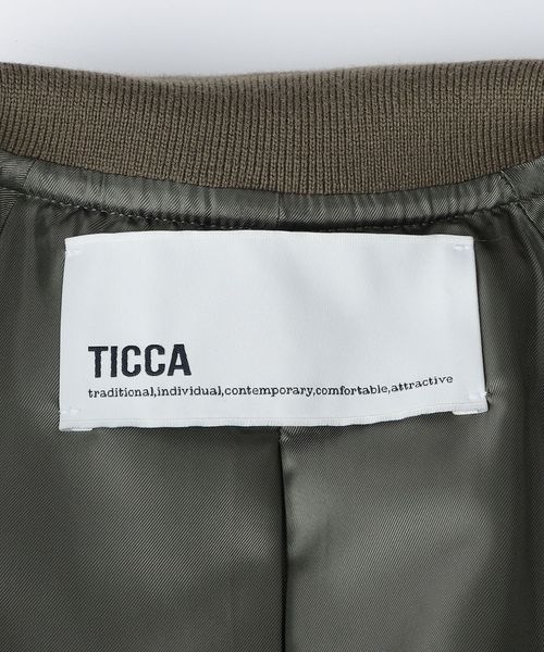 【別注】＜TICCA＞ロング MA―1 コート