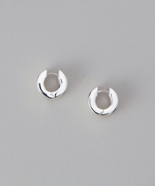 ＜BONEE＞SQUARE LINE HOOP EARRINGS/ピアス