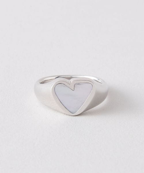 ＜PREEK＞HEART STONE RING SV/リング